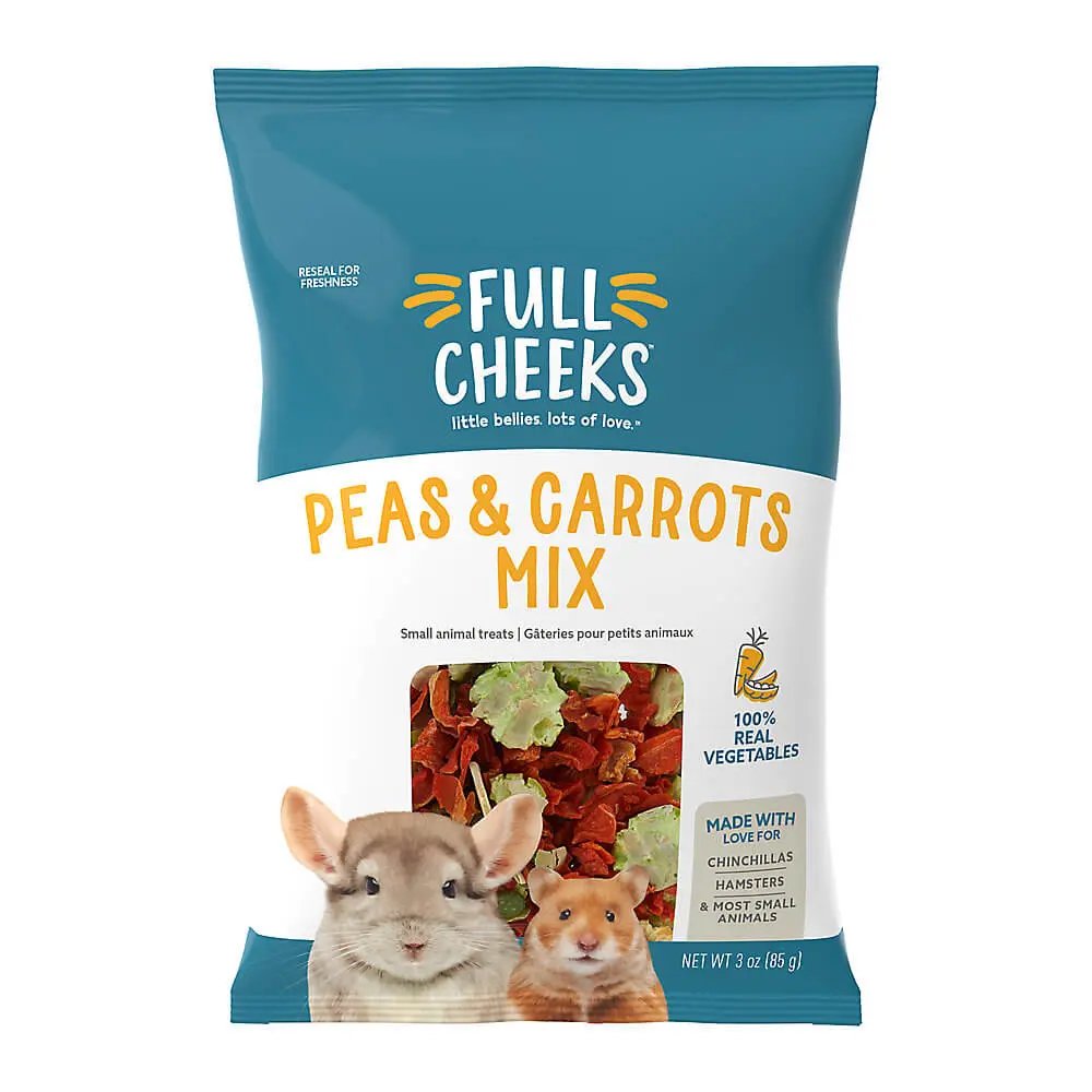 Full Cheeks Small Pet Peas & Carrots Mix - Pet Dog Habits